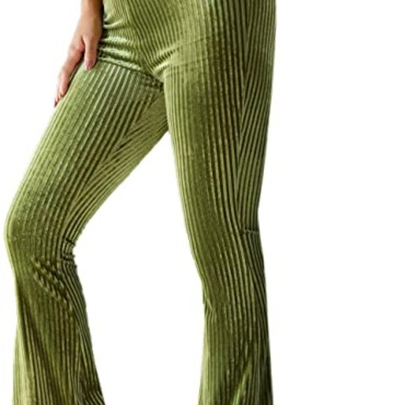 Amazon Essentials | Pants & Jumpsuits | Velvet Flare Leg Palazzo Pants ...